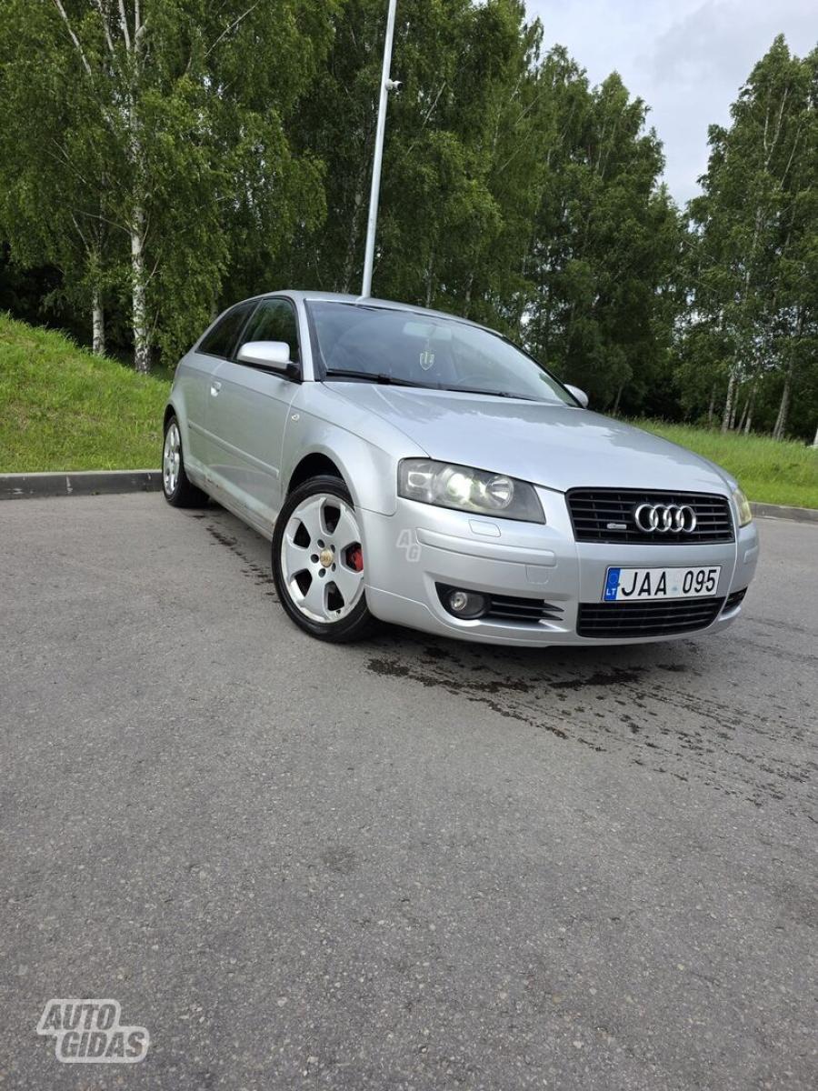 Pelēks Audi A3 2005 Viļņa, ar dzinēja tilpumu 2.00 L un nobraukumu 31 tūkst. km par 1300 €, foto 3 vietnē AUTOMOTO.COM.LV