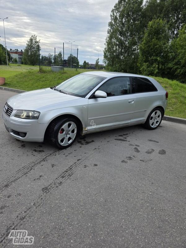 Pelēks Audi A3 2005 Viļņa, ar dzinēja tilpumu 2.00 L un nobraukumu 31 tūkst. km par 1300 €, foto 3 vietnē AUTOMOTO.COM.LV