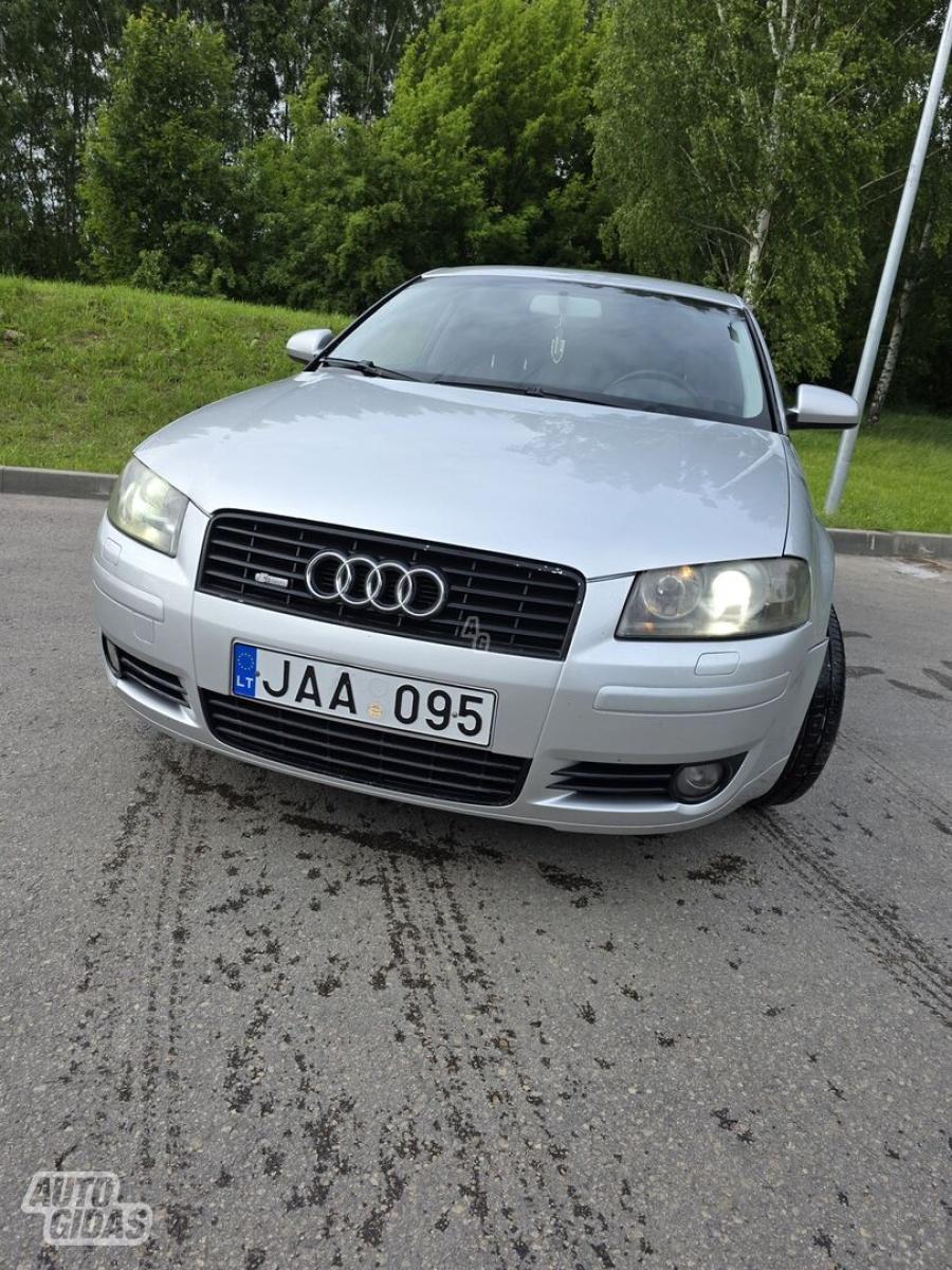 Pelēks Audi A3 2005 Viļņa, ar dzinēja tilpumu 2.00 L un nobraukumu 31 tūkst. km par 1300 €, foto 7 vietnē AUTOMOTO.COM.LV