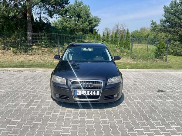 Pelēks Audi A3 2005 Viļņa, ar dzinēja tilpumu 1.98 L un nobraukumu 210 tūkst. km par 2550 €, foto 2 vietnē AUTOMOTO.COM.LV