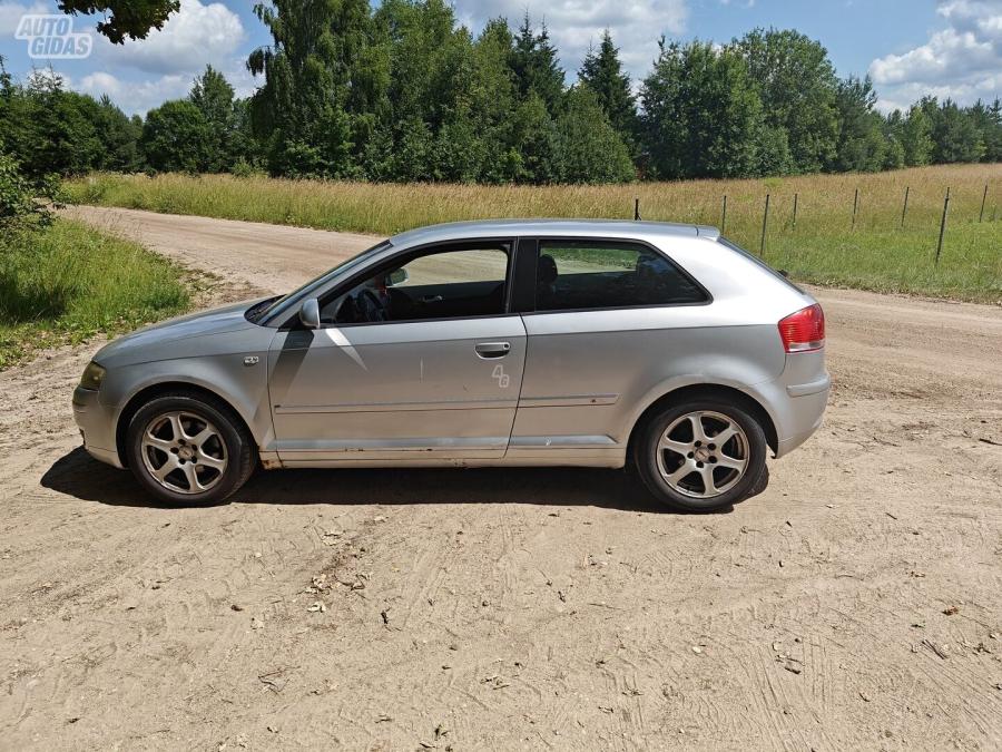Grey Audi A3 2005 in Kaunas, with an engine capacity of 2.00 L and mileage of 257 thousand km for 1100 €, photo 3 on AUTOMOTO.COM.LV