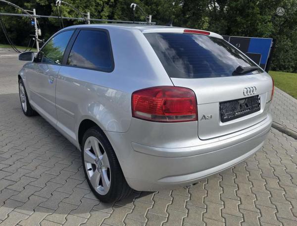 Grey Audi A3 2005 in Panevezys, with an engine capacity of 1.90 L and mileage of 318 thousand km for 1699 €, photo 3 on AUTOMOTO.COM.LV
