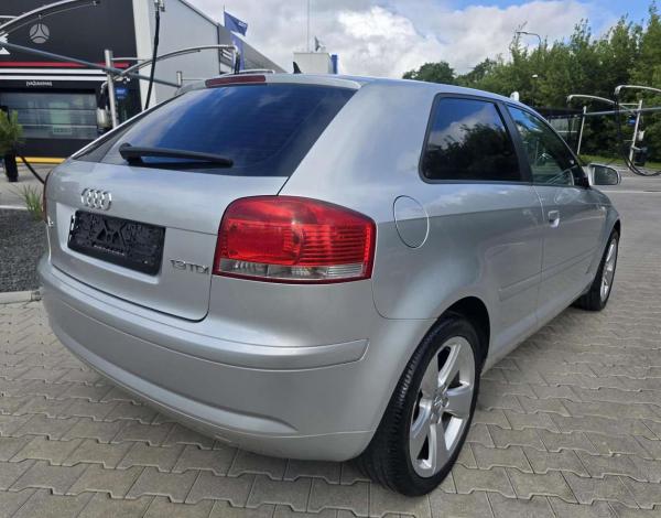 Grey Audi A3 2005 in Panevezys, with an engine capacity of 1.90 L and mileage of 318 thousand km for 1699 €, photo 5 on AUTOMOTO.COM.LV