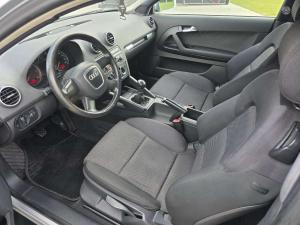 Grey Audi A3 2005 in Panevezys, with an engine capacity of 1.90 L and mileage of 318 thousand km for 1699 €, photo 15 on AUTOMOTO.COM.LV