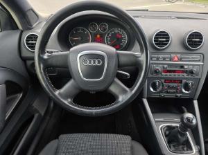 Grey Audi A3 2005 in Panevezys, with an engine capacity of 1.90 L and mileage of 318 thousand km for 1699 €, photo 16 on AUTOMOTO.COM.LV
