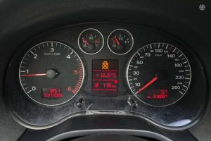 Grey Audi A3 2005 in Panevezys, with an engine capacity of 1.90 L and mileage of 318 thousand km for 1699 €, photo 17 on AUTOMOTO.COM.LV