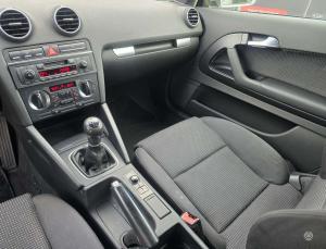 Grey Audi A3 2005 in Panevezys, with an engine capacity of 1.90 L and mileage of 318 thousand km for 1699 €, photo 18 on AUTOMOTO.COM.LV