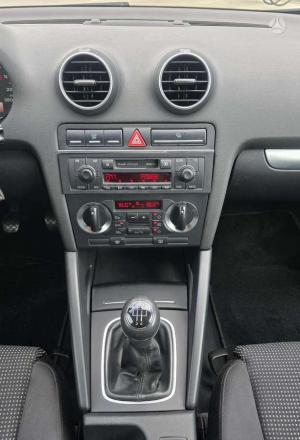 Grey Audi A3 2005 in Panevezys, with an engine capacity of 1.90 L and mileage of 318 thousand km for 1699 €, photo 19 on AUTOMOTO.COM.LV