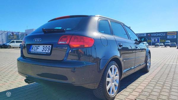 Grey Audi A3 2005 in Vilnius, with an engine capacity of 1.98 L and mileage of 240 thousand km for 5400 €, photo 4 on AUTOMOTO.COM.LV