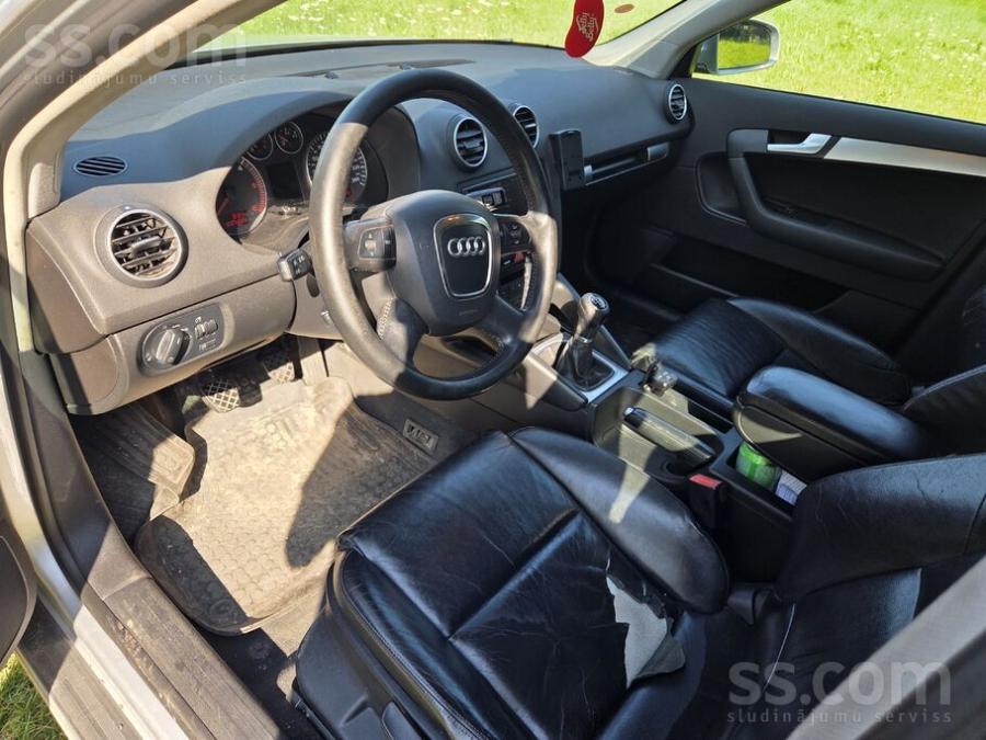Серый Ауди А3 2005 в Елгава, объемом двигателя 2.00 л и пробегом 410 тыс. км за 2000 €, фото 10 на AUTOMOTO.COM.LV