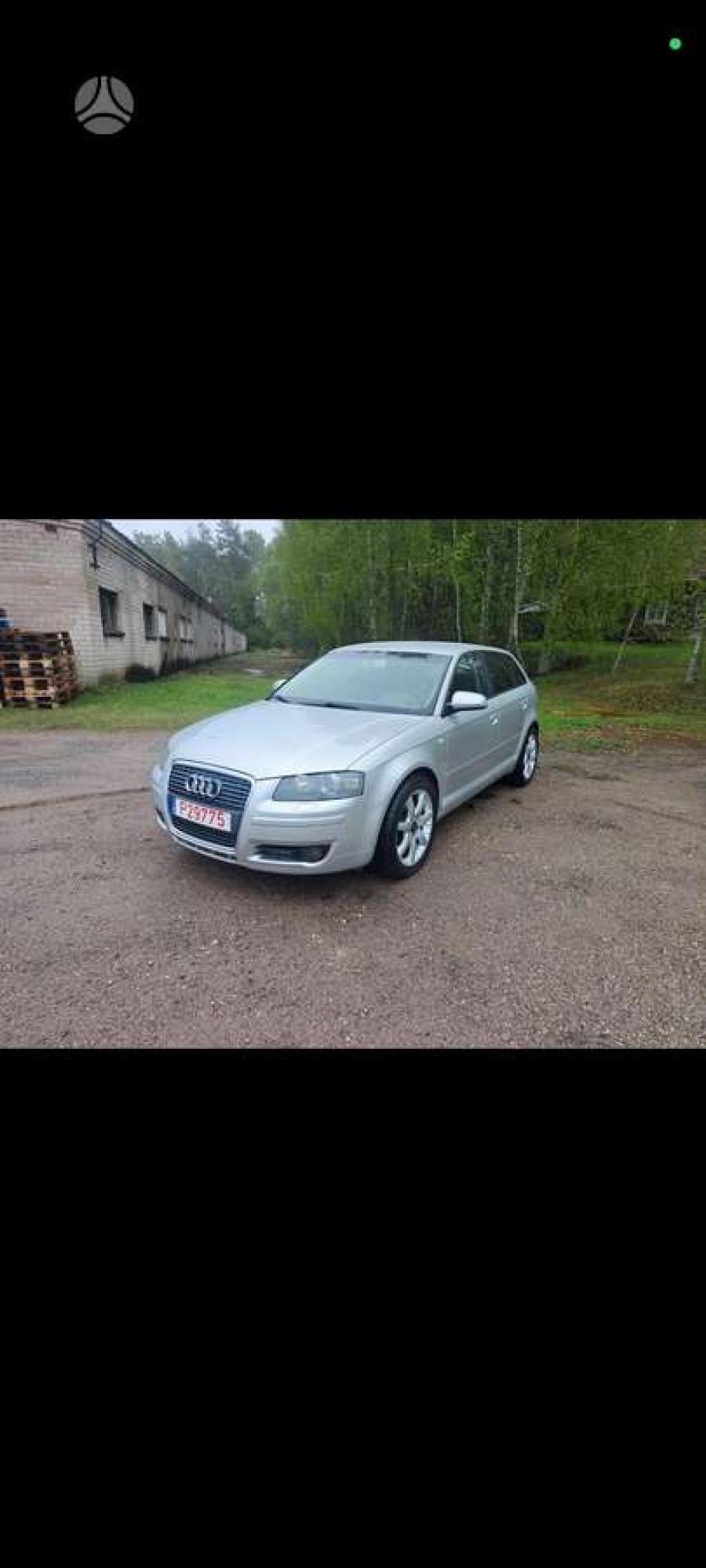 Grey Audi A3 2005 in Ignalina, with an engine capacity of 2.00 L and mileage of 260 thousand km for 2550 €, photo 1 on AUTOMOTO.COM.LV