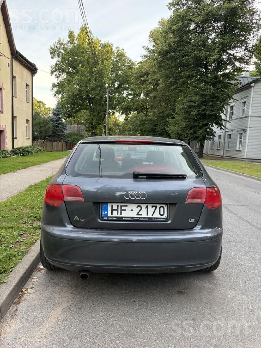 Pelēks Audi A3 2005 Rīga, ar dzinēja tilpumu 1.60 L un nobraukumu 226 tūkst. km par 4000 €, foto 3 vietnē AUTOMOTO.COM.LV