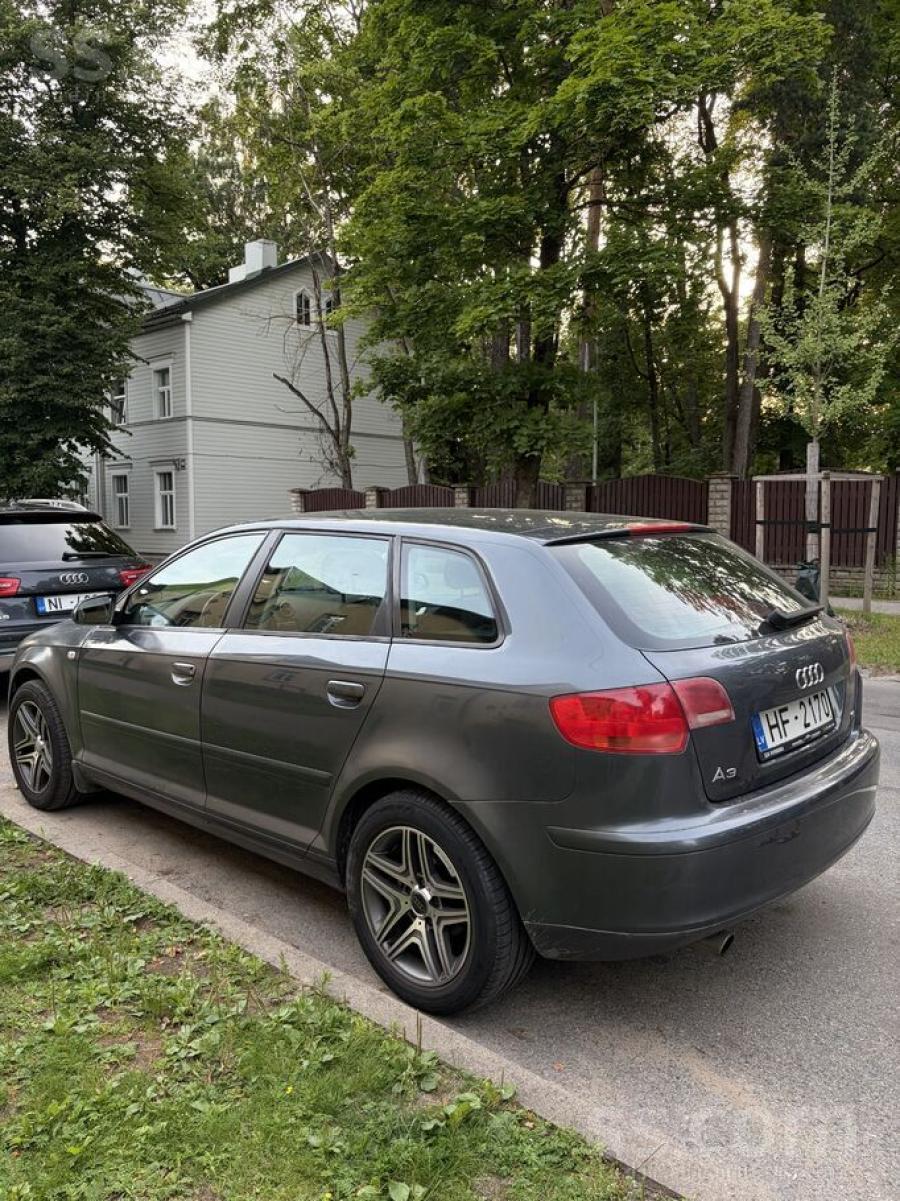 Pelēks Audi A3 2005 Rīga, ar dzinēja tilpumu 1.60 L un nobraukumu 226 tūkst. km par 4000 €, foto 4 vietnē AUTOMOTO.COM.LV