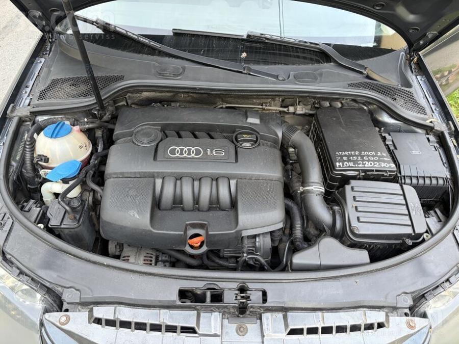 Pelēks Audi A3 2005 Rīga, ar dzinēja tilpumu 1.60 L un nobraukumu 226 tūkst. km par 4000 €, foto 7 vietnē AUTOMOTO.COM.LV