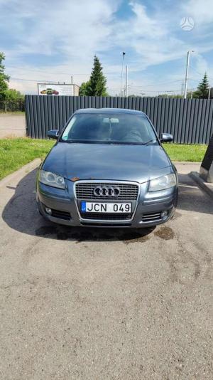 Pelēks Audi A3 2005 Kauņa, ar dzinēja tilpumu 1.97 L un nobraukumu 326 tūkst. km par 1750 €, foto  vietnē AUTOMOTO.COM.LV