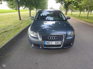 Grey Audi A3 2005 in Kalvarija, with an engine capacity of 1.98 L and mileage of 210 thousand km for 2300 €, photo 12 on AUTOMOTO.COM.LV