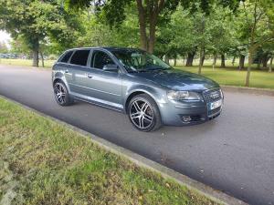 Grey Audi A3 2005 in Kalvarija, with an engine capacity of 1.98 L and mileage of 210 thousand km for 2300 €, photo 13 on AUTOMOTO.COM.LV