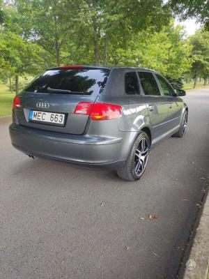 Grey Audi A3 2005 in Kalvarija, with an engine capacity of 1.98 L and mileage of 210 thousand km for 2300 €, photo 16 on AUTOMOTO.COM.LV