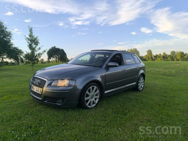 Pelēks Audi A3 2005 Valmiera, ar dzinēja tilpumu 2.00 L un nobraukumu 383 tūkst. km par 2300 €, foto 1 vietnē AUTOMOTO.COM.LV