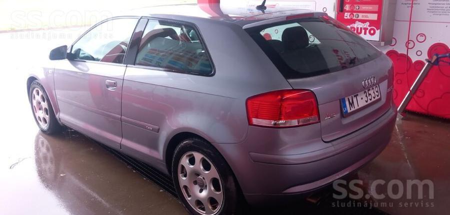 Grey Audi A3 2005 in Riga, with an engine capacity of 2.00 L and mileage of 199 thousand km for 800 €, photo 7 on AUTOMOTO.COM.LV