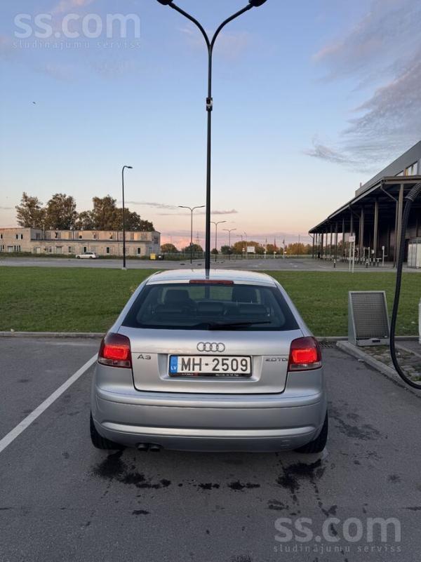 Grey Audi A3 2005 in Liepaja, with an engine capacity of 2.00 L and mileage of 410 thousand km for 3000 €, photo 3 on AUTOMOTO.COM.LV