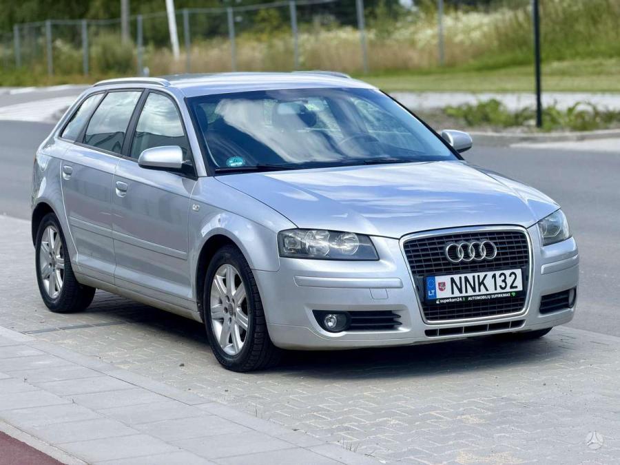 Pelēks Audi A3 2005 Viļņa, ar dzinēja tilpumu 1.97 L un nobraukumu 228 tūkst. km par 1650 €, foto 4 vietnē AUTOMOTO.COM.LV