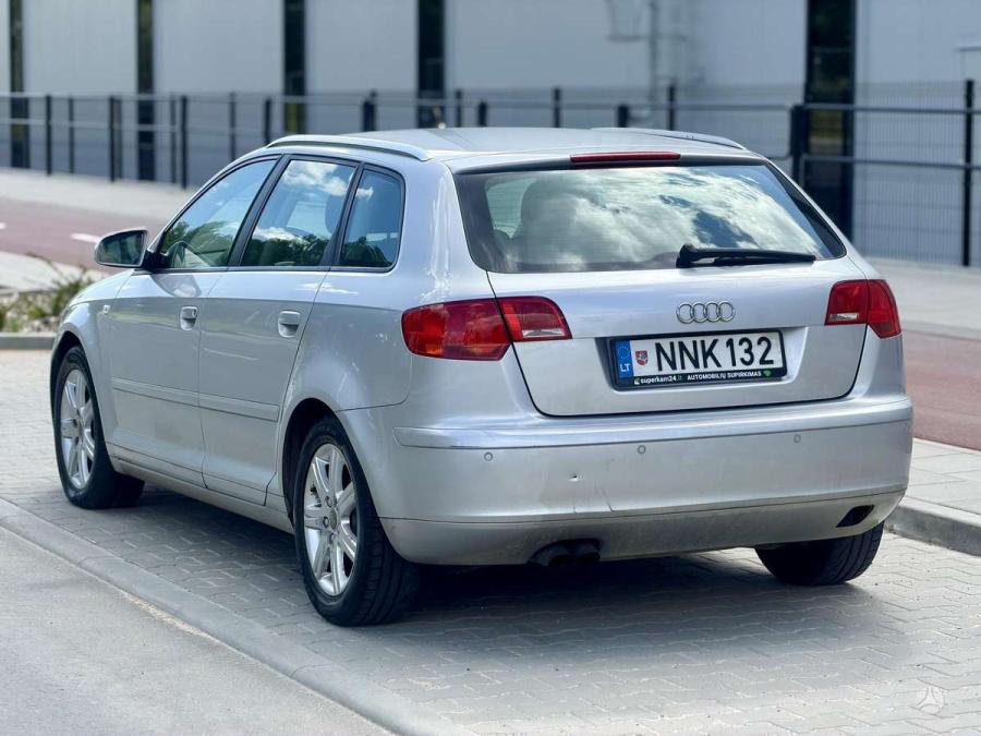 Pelēks Audi A3 2005 Viļņa, ar dzinēja tilpumu 1.97 L un nobraukumu 228 tūkst. km par 1650 €, foto 7 vietnē AUTOMOTO.COM.LV