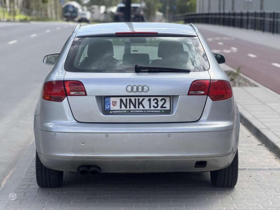 Pelēks Audi A3 2005 Viļņa, ar dzinēja tilpumu 1.97 L un nobraukumu 228 tūkst. km par 1650 €, foto 8 vietnē AUTOMOTO.COM.LV
