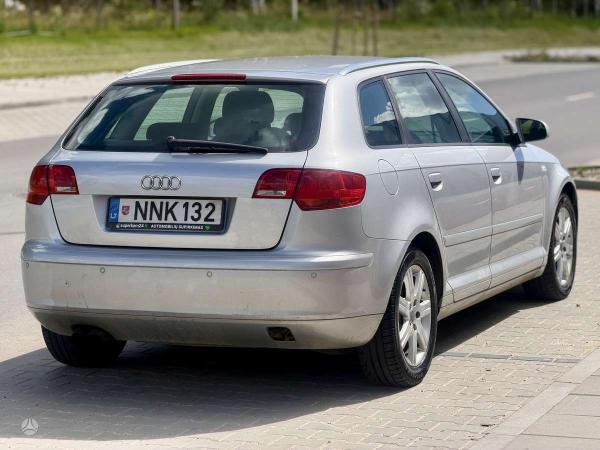 Pelēks Audi A3 2005 Viļņa, ar dzinēja tilpumu 1.97 L un nobraukumu 228 tūkst. km par 1650 €, foto 8 vietnē AUTOMOTO.COM.LV