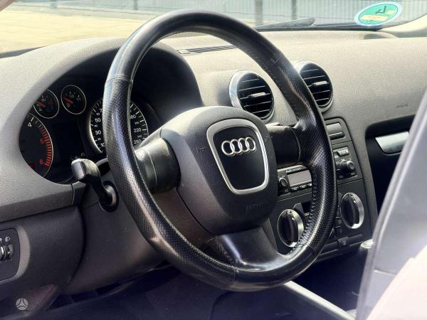 Pelēks Audi A3 2005 Viļņa, ar dzinēja tilpumu 1.97 L un nobraukumu 228 tūkst. km par 1650 €, foto 9 vietnē AUTOMOTO.COM.LV