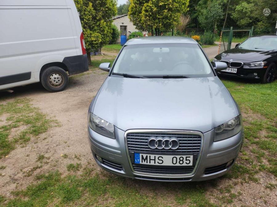 Grey Audi A3 2005 in Kaunas, with an engine capacity of 1.97 L and mileage of 336 thousand km for 1950 €, photo 3 on AUTOMOTO.COM.LV