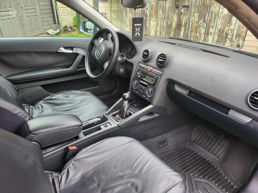Grey Audi A3 2005 in Kaunas, with an engine capacity of 1.97 L and mileage of 336 thousand km for 1950 €, photo 6 on AUTOMOTO.COM.LV
