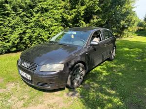 Grey Audi A3 2005 in Raseiniai, with an engine capacity of 2.00 L and mileage of 366 thousand km for 850 €, photo 5 on AUTOMOTO.COM.LV