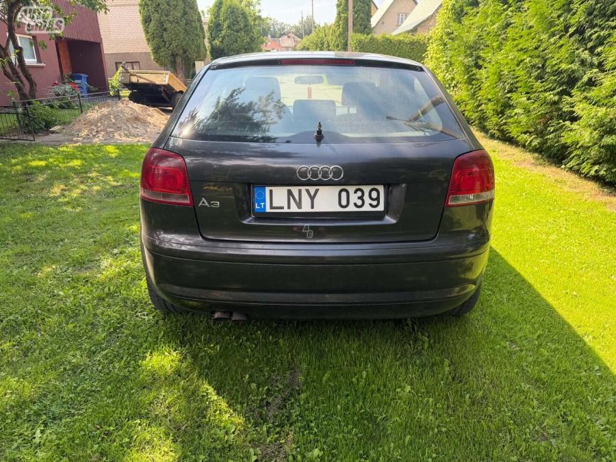 Grey Audi A3 2005 in Raseiniai, with an engine capacity of 2.00 L and mileage of 366 thousand km for 850 €, photo 6 on AUTOMOTO.COM.LV