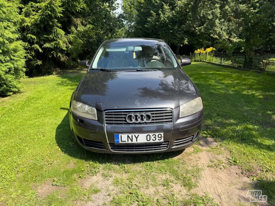 Grey Audi A3 2005 in Raseiniai, with an engine capacity of 2.00 L and mileage of 366 thousand km for 850 €, photo 8 on AUTOMOTO.COM.LV