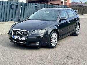 Pelēks Audi A3 2005 Viļņa, ar dzinēja tilpumu 1.98 L un nobraukumu 210 tūkst. km par 2550 €, foto  vietnē AUTOMOTO.COM.LV