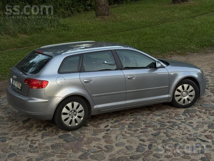 Grey Audi A3 2005 in Riga, with an engine capacity of 2.00 L and mileage of 301 thousand km for 2800 €, photo 5 on AUTOMOTO.COM.LV