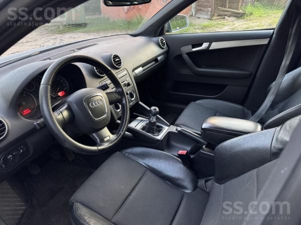 Pelēks Audi A3 2005 Rīga, ar dzinēja tilpumu 2.00 L un nobraukumu 301 tūkst. km par 2800 €, foto 8 vietnē AUTOMOTO.COM.LV