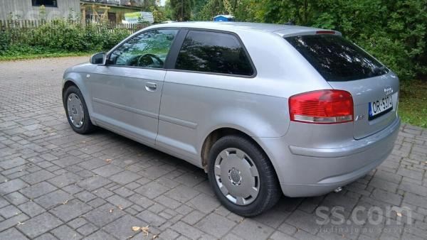 Серый Ауди А3 2005 в Огре, объемом двигателя 1.90 л и пробегом 319 тыс. км за 2850 €, фото 3 на AUTOMOTO.COM.LV