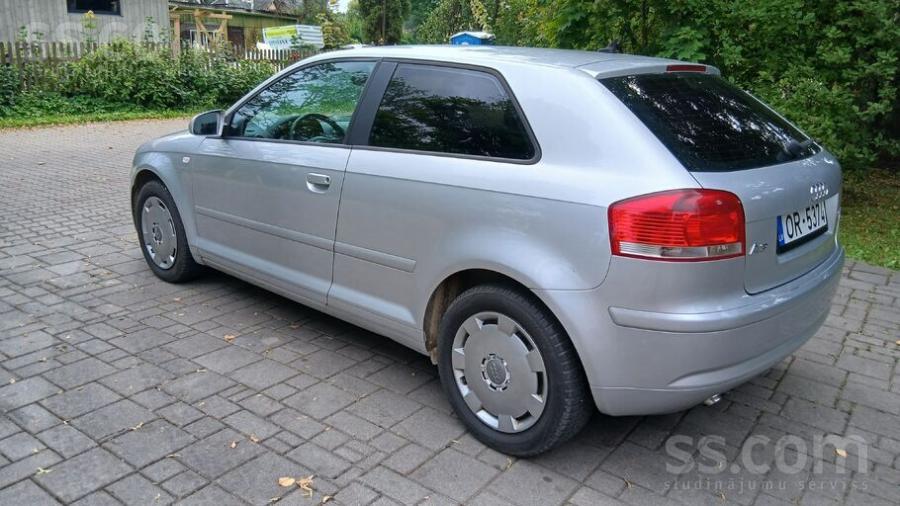 Pelēks Audi A3 2005 Ogre, ar dzinēja tilpumu 1.90 L un nobraukumu 319 tūkst. km par 2850 €, foto 4 vietnē AUTOMOTO.COM.LV