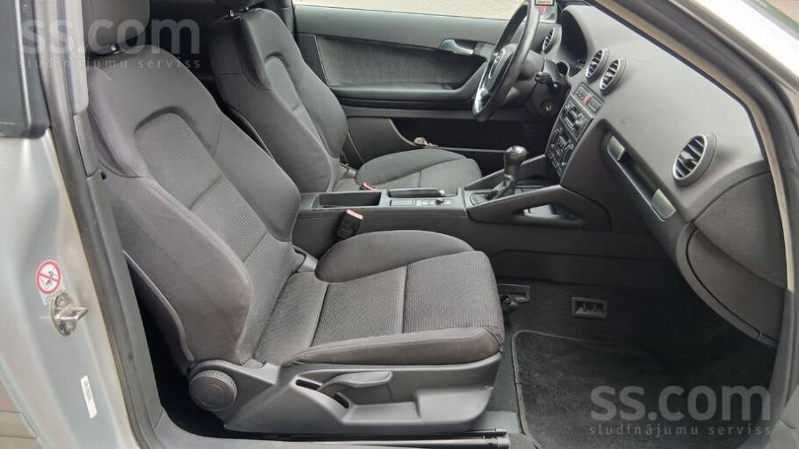 Pelēks Audi A3 2005 Ogre, ar dzinēja tilpumu 1.90 L un nobraukumu 319 tūkst. km par 2850 €, foto 8 vietnē AUTOMOTO.COM.LV