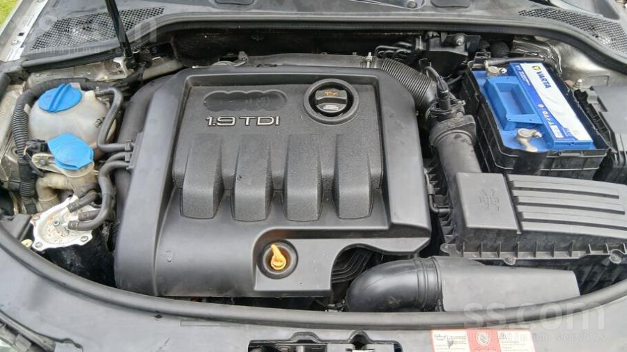 Pelēks Audi A3 2005 Ogre, ar dzinēja tilpumu 1.90 L un nobraukumu 319 tūkst. km par 2850 €, foto 14 vietnē AUTOMOTO.COM.LV