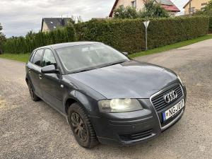 Grey Audi A3 2005 in Vievis, with an engine capacity of 1.97 L and mileage of 300 thousand km for 750 €, photo 3 on AUTOMOTO.COM.LV