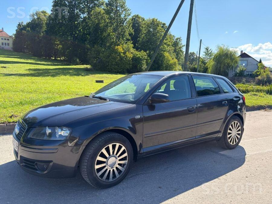 Grey Audi A3 2005 in Tukums, with an engine capacity of 1.90 L and mileage of 349 thousand km for 2500 €, photo 4 on AUTOMOTO.COM.LV