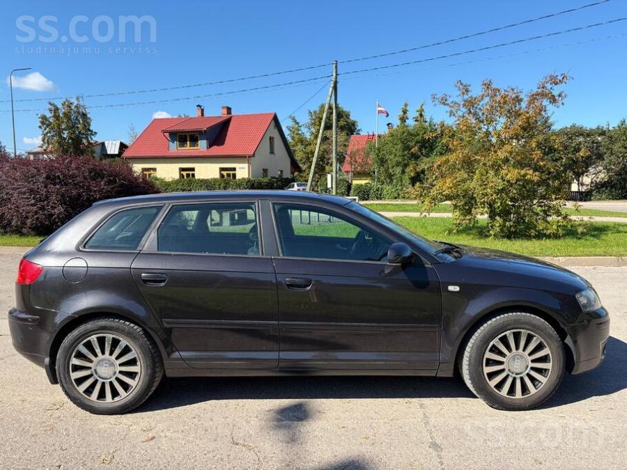 Grey Audi A3 2005 in Tukums, with an engine capacity of 1.90 L and mileage of 349 thousand km for 2500 €, photo 5 on AUTOMOTO.COM.LV