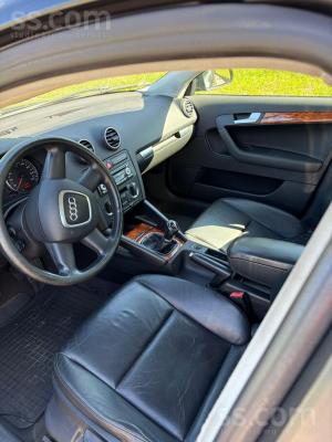 Grey Audi A3 2005 in Tukums, with an engine capacity of 1.90 L and mileage of 349 thousand km for 2500 €, photo 10 on AUTOMOTO.COM.LV