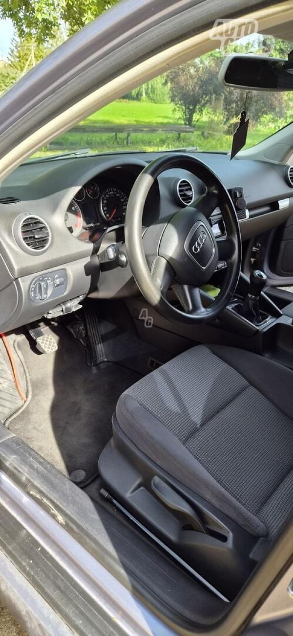 Pelēks Audi A3 2005 Joniškis, ar dzinēja tilpumu 2.00 L un nobraukumu 280 tūkst. km par 1400 €, foto 9 vietnē AUTOMOTO.COM.LV