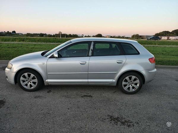 Pelēks Audi A3 2005 Kauņa, ar dzinēja tilpumu 1.97 L un nobraukumu 308 tūkst. km par 1250 €, foto 1 vietnē AUTOMOTO.COM.LV