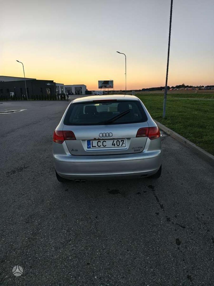 Pelēks Audi A3 2005 Kauņa, ar dzinēja tilpumu 1.97 L un nobraukumu 308 tūkst. km par 1250 €, foto 5 vietnē AUTOMOTO.COM.LV