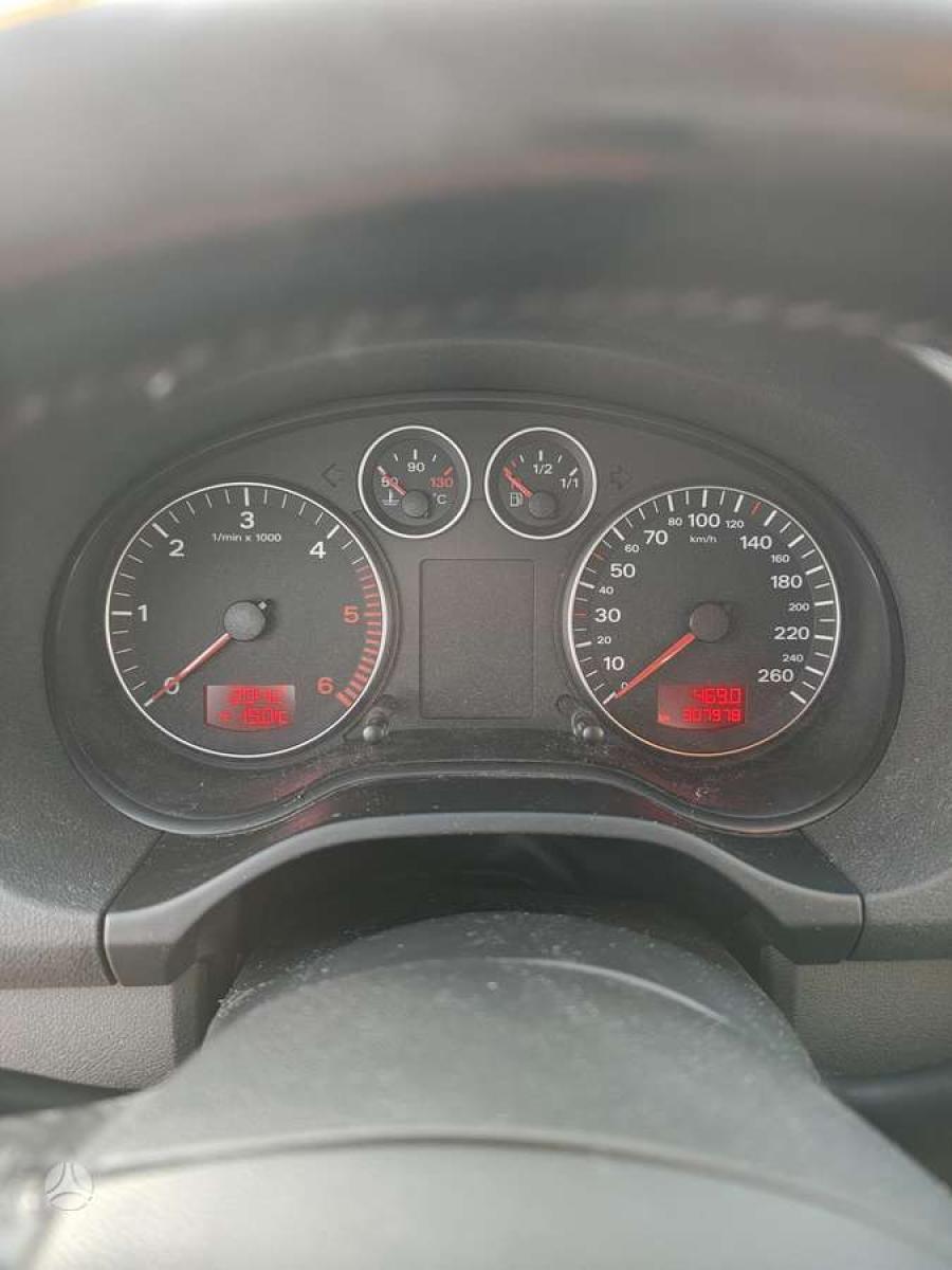 Pelēks Audi A3 2005 Kauņa, ar dzinēja tilpumu 1.97 L un nobraukumu 308 tūkst. km par 1250 €, foto 15 vietnē AUTOMOTO.COM.LV